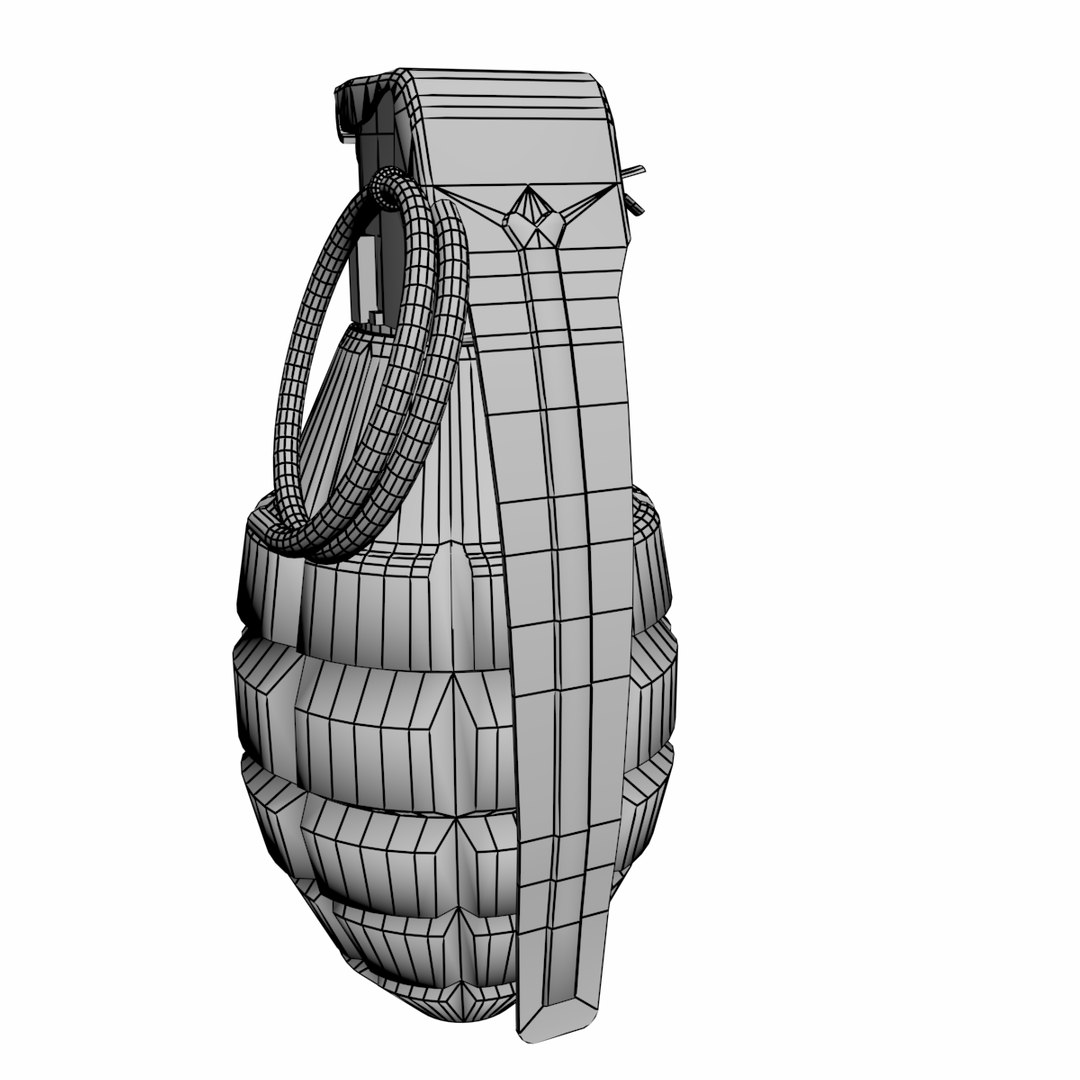 3d Grenade Mkii Model