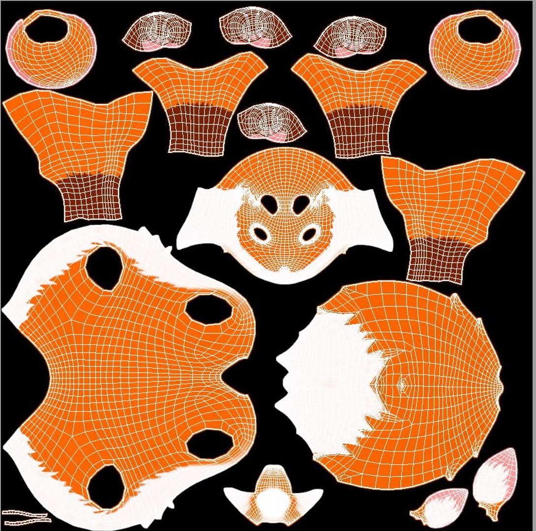 Cartoon Fox Model - TurboSquid 1609158