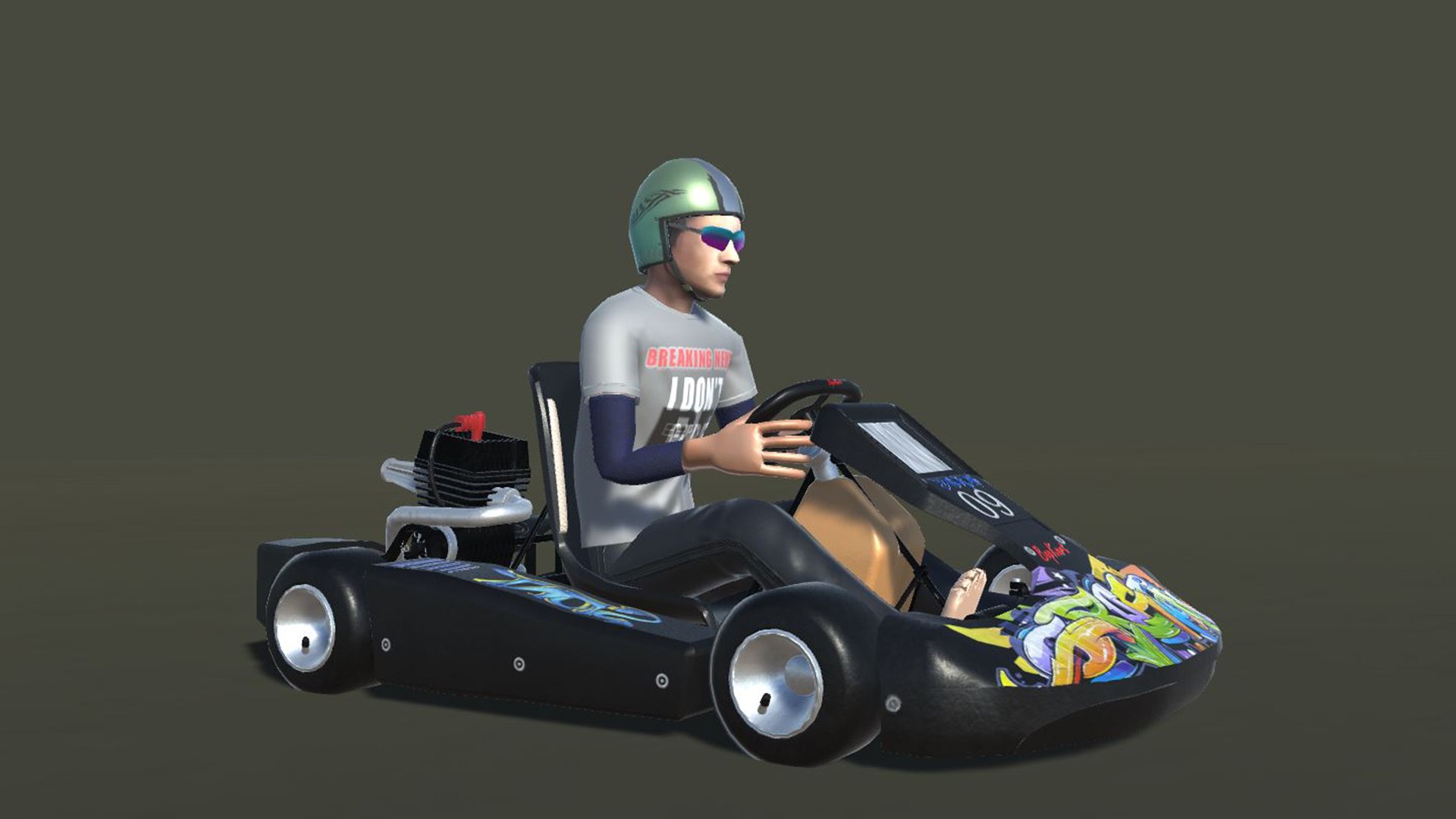 3D Gocart Actions - TurboSquid 2026462