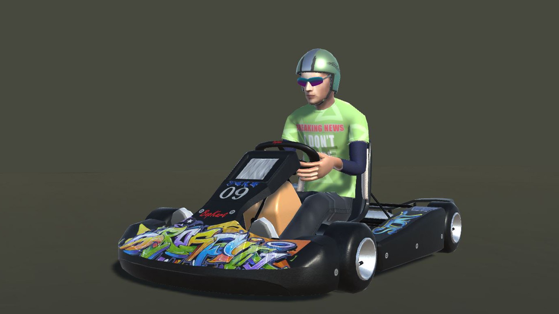 3D Gocart Actions - TurboSquid 2026462