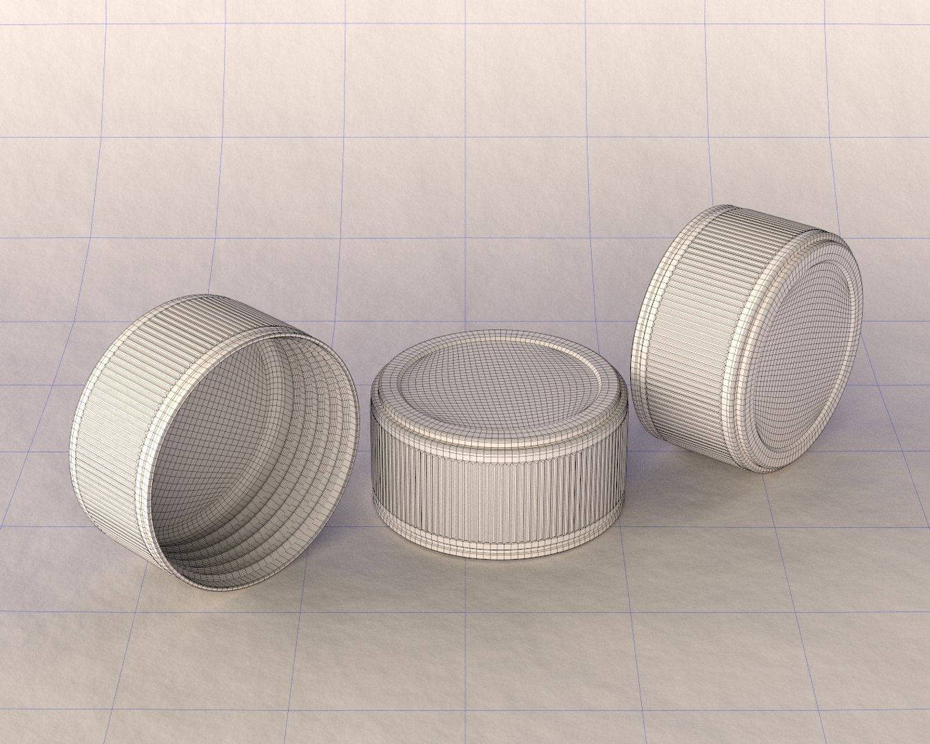 3D Cap Plastic Model - TurboSquid 1337437