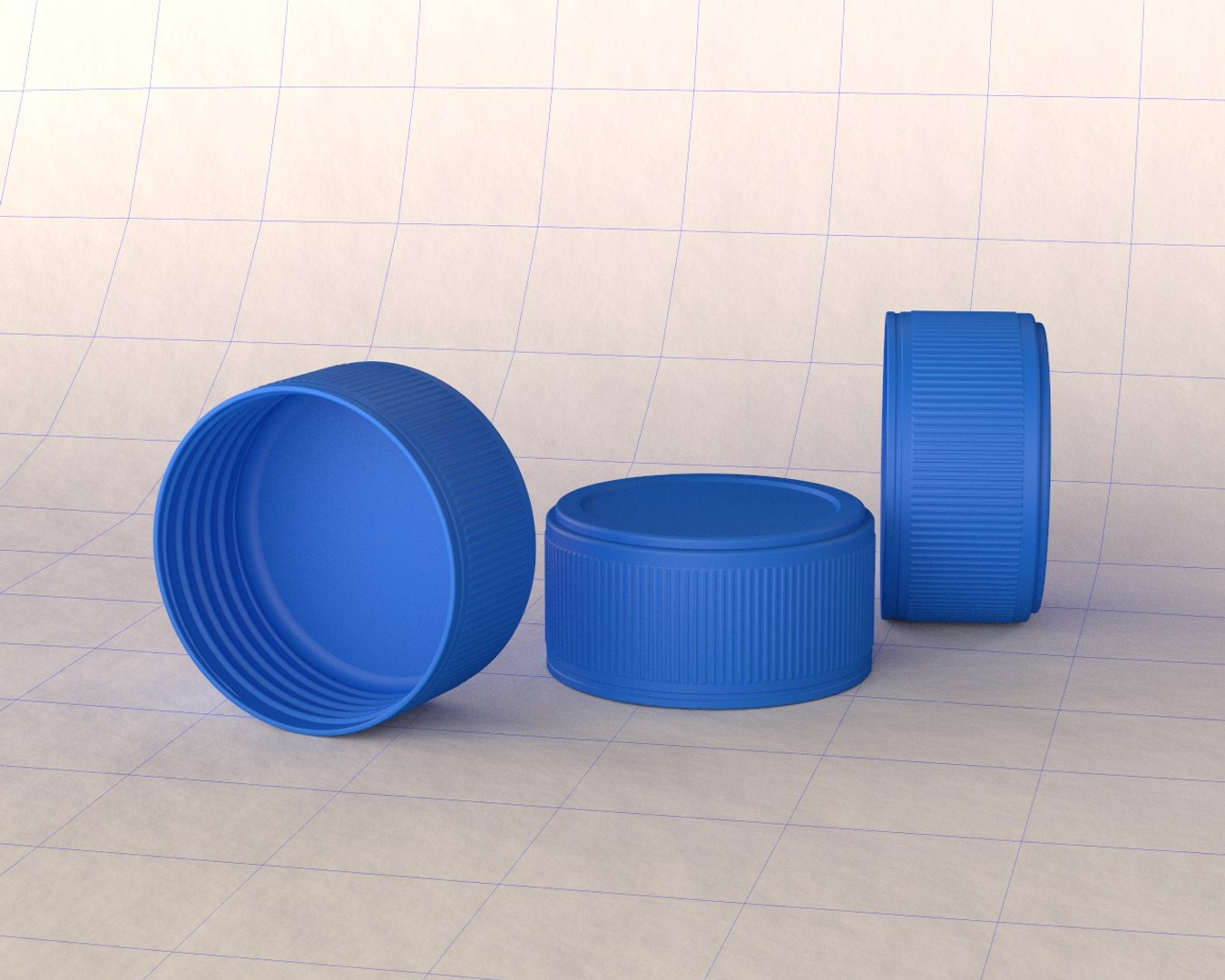 3D Cap Plastic Model - TurboSquid 1337437