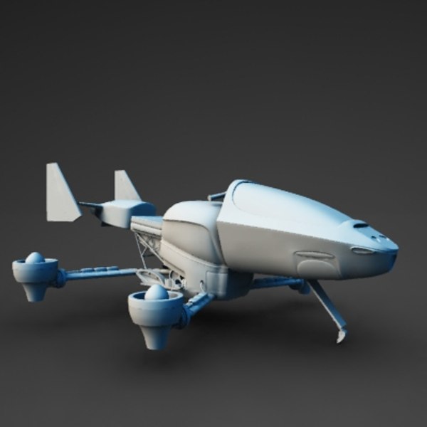 3d space motorcycle model