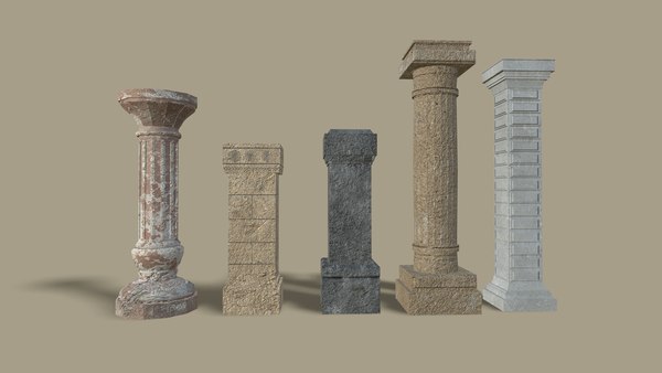 Column 3D Models for Download | TurboSquid