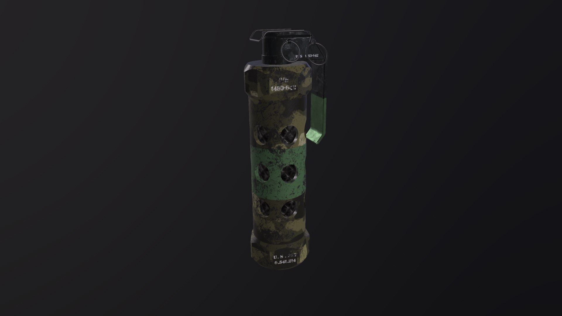 Flashbang OBJ FBX Gameready 3D Model - TurboSquid 1992434