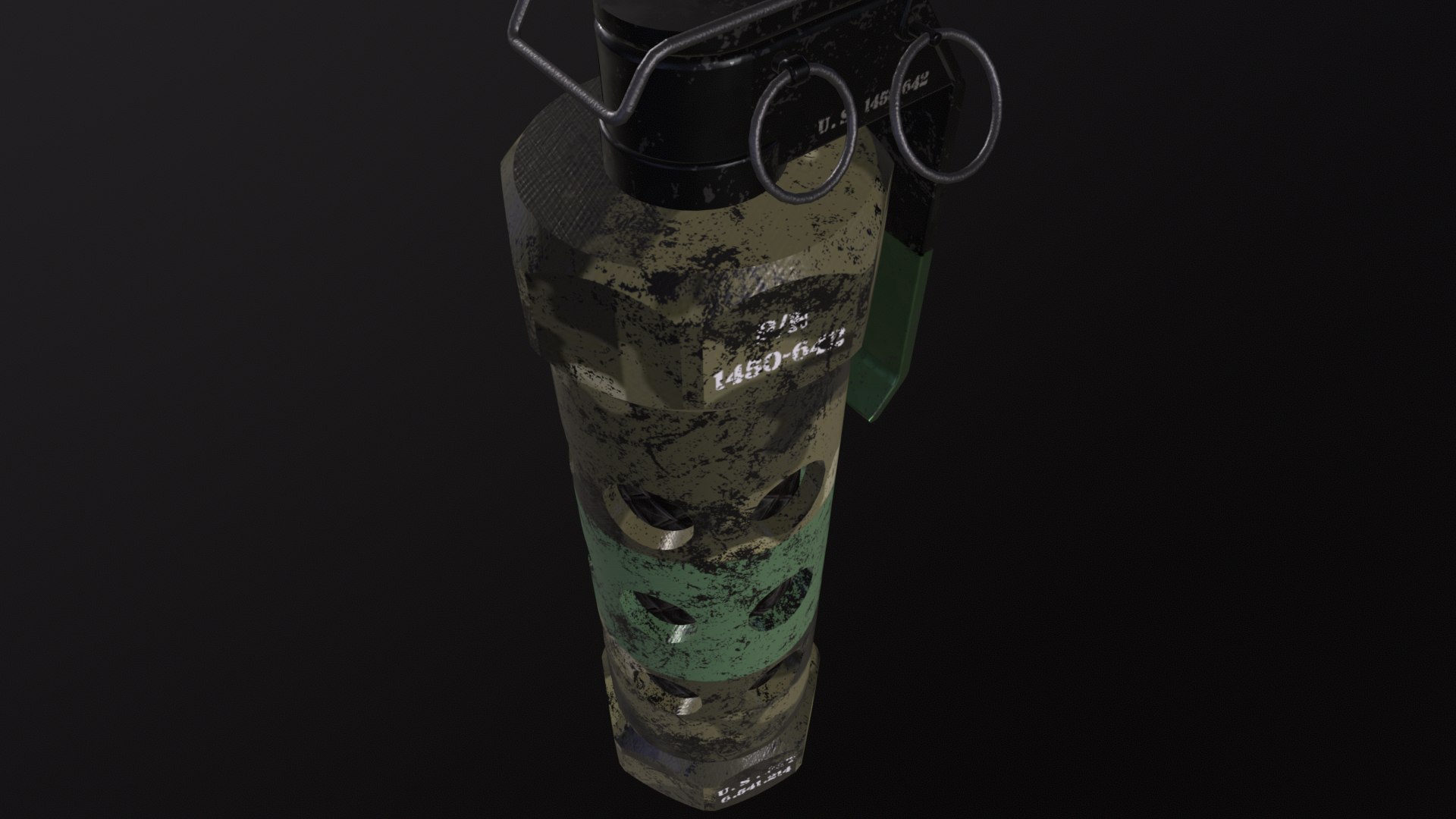 Flashbang OBJ FBX Gameready 3D Model - TurboSquid 1992434