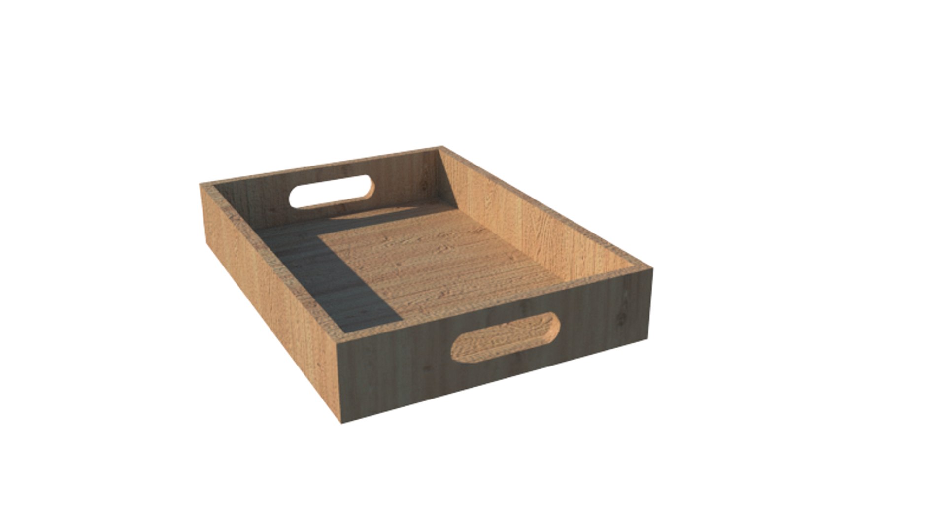 Wood Tray 3D Model - TurboSquid 1370999