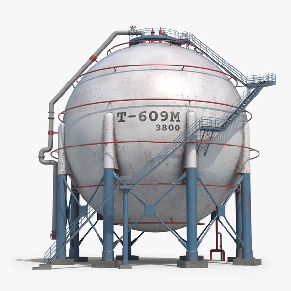 Tanque Esférico de Armazenamento Modelo 3D - TurboSquid 1371475