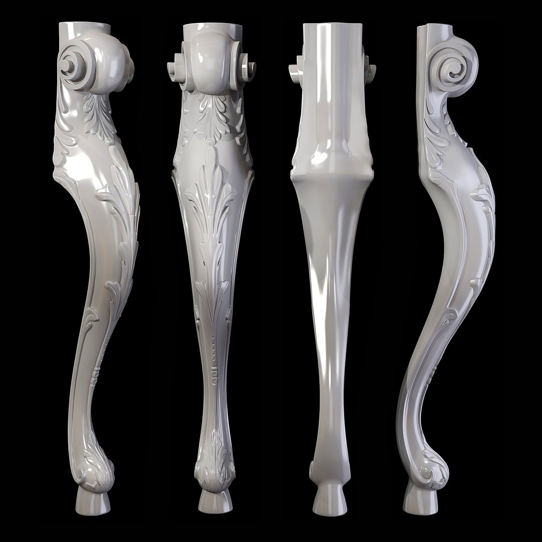 Classic Leg 029 3D Model - TurboSquid 1752854