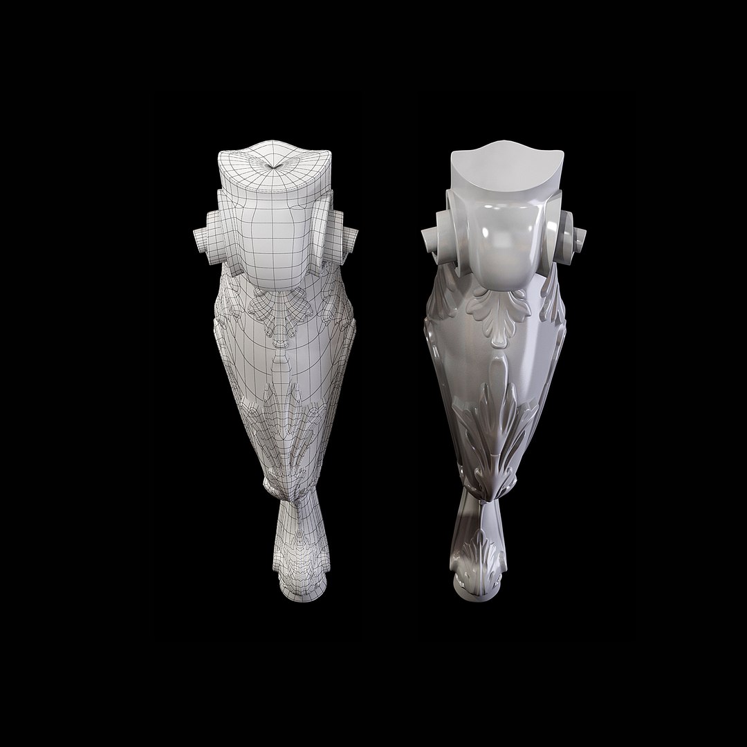 Classic Leg 029 3D Model - TurboSquid 1752854