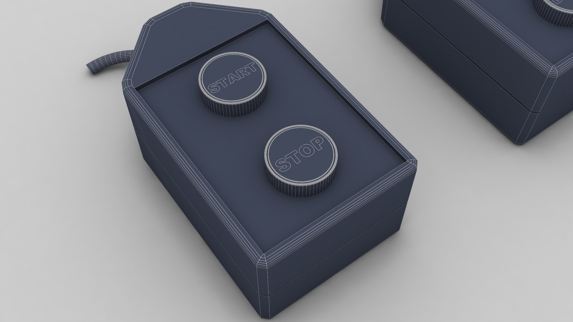 3D start stop push model - TurboSquid 1546617