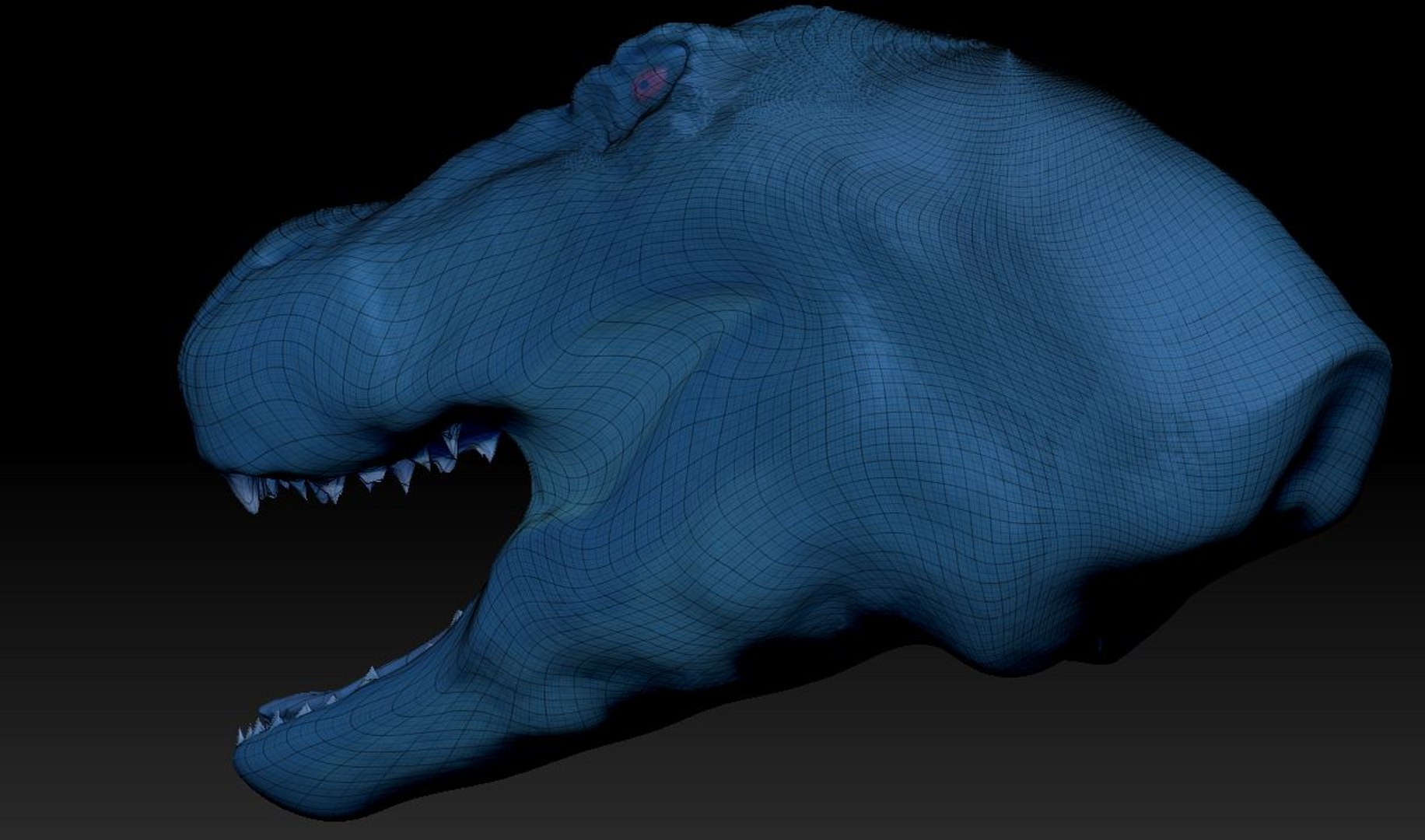 T-rex Dinosaur Head 3d Model