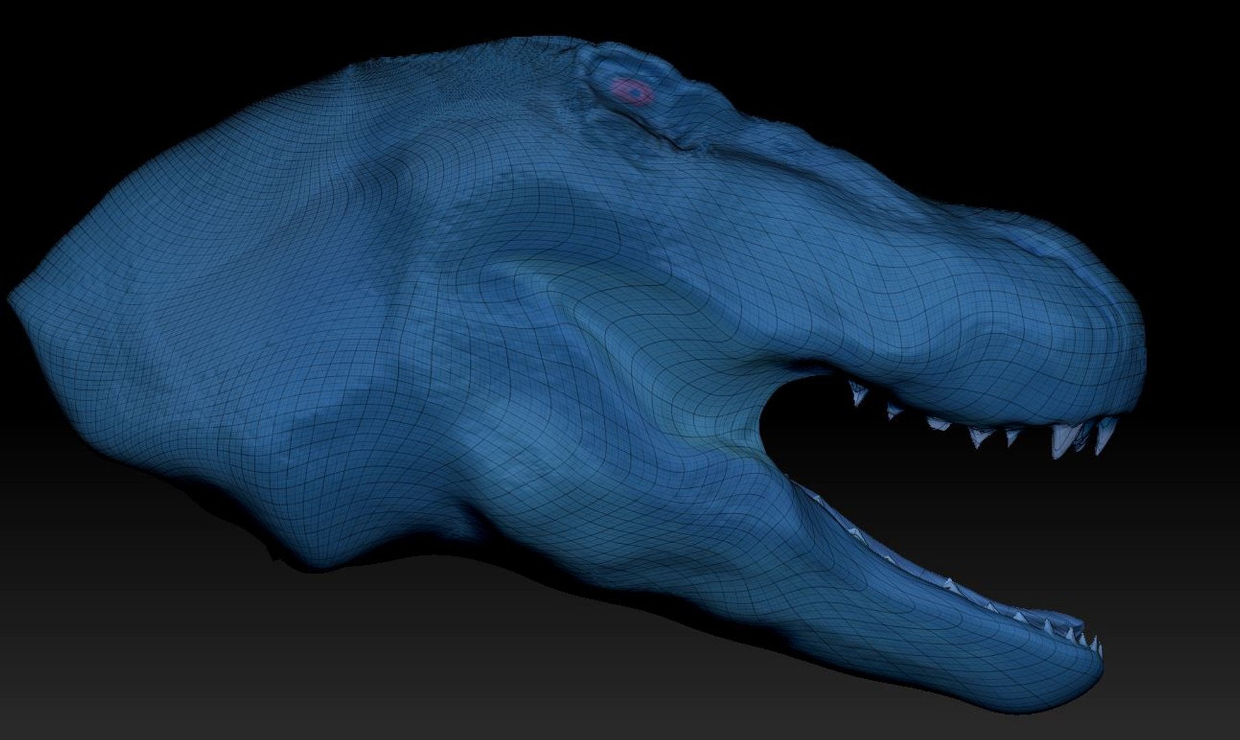 T-rex Dinosaur Head 3d Model
