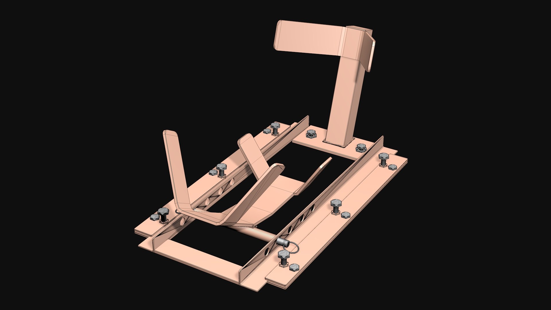 Motorcycle Front Wheel Clamp Model - TurboSquid 2306174