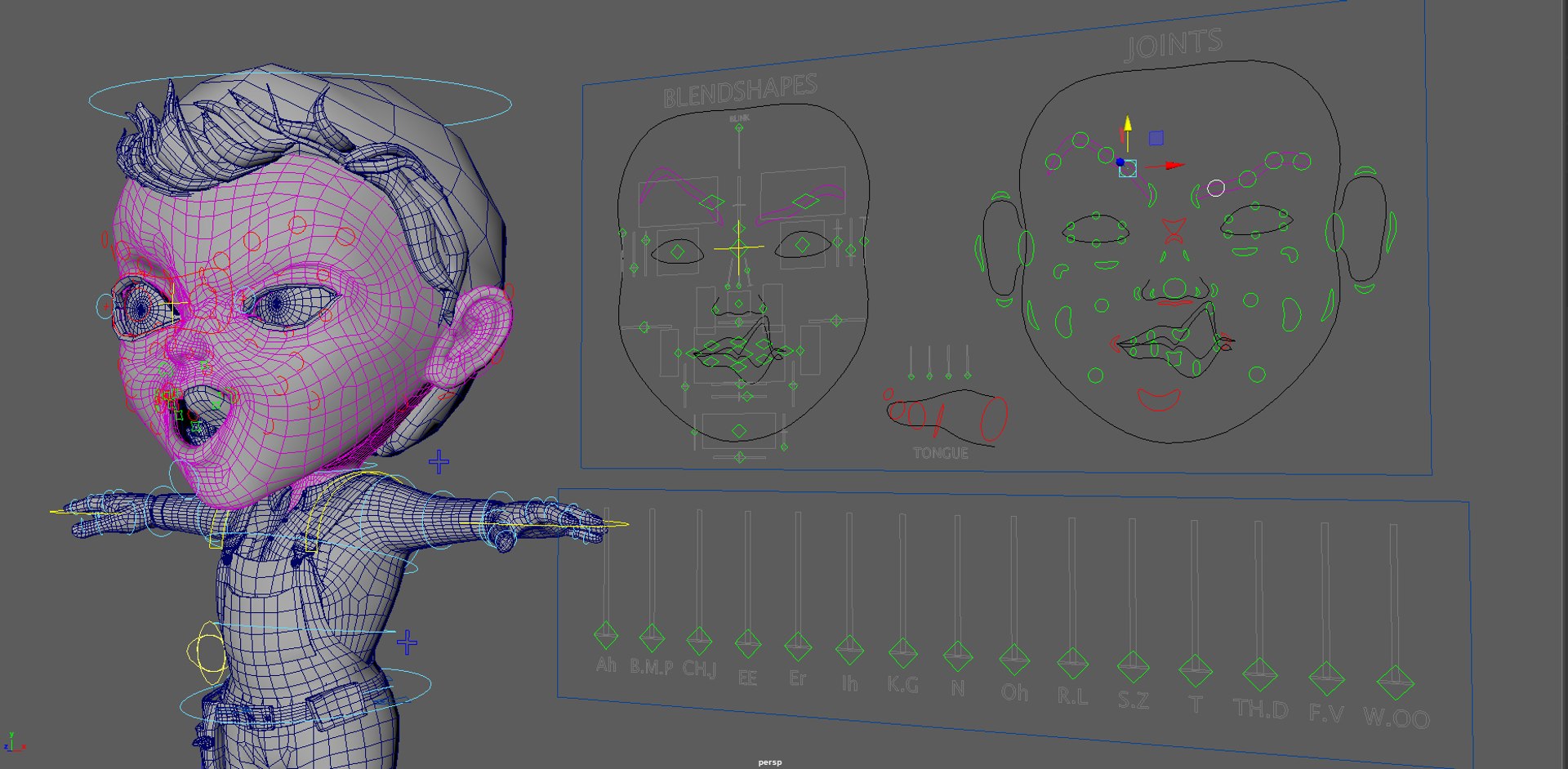 3D builder archie character rigged - TurboSquid 1586866