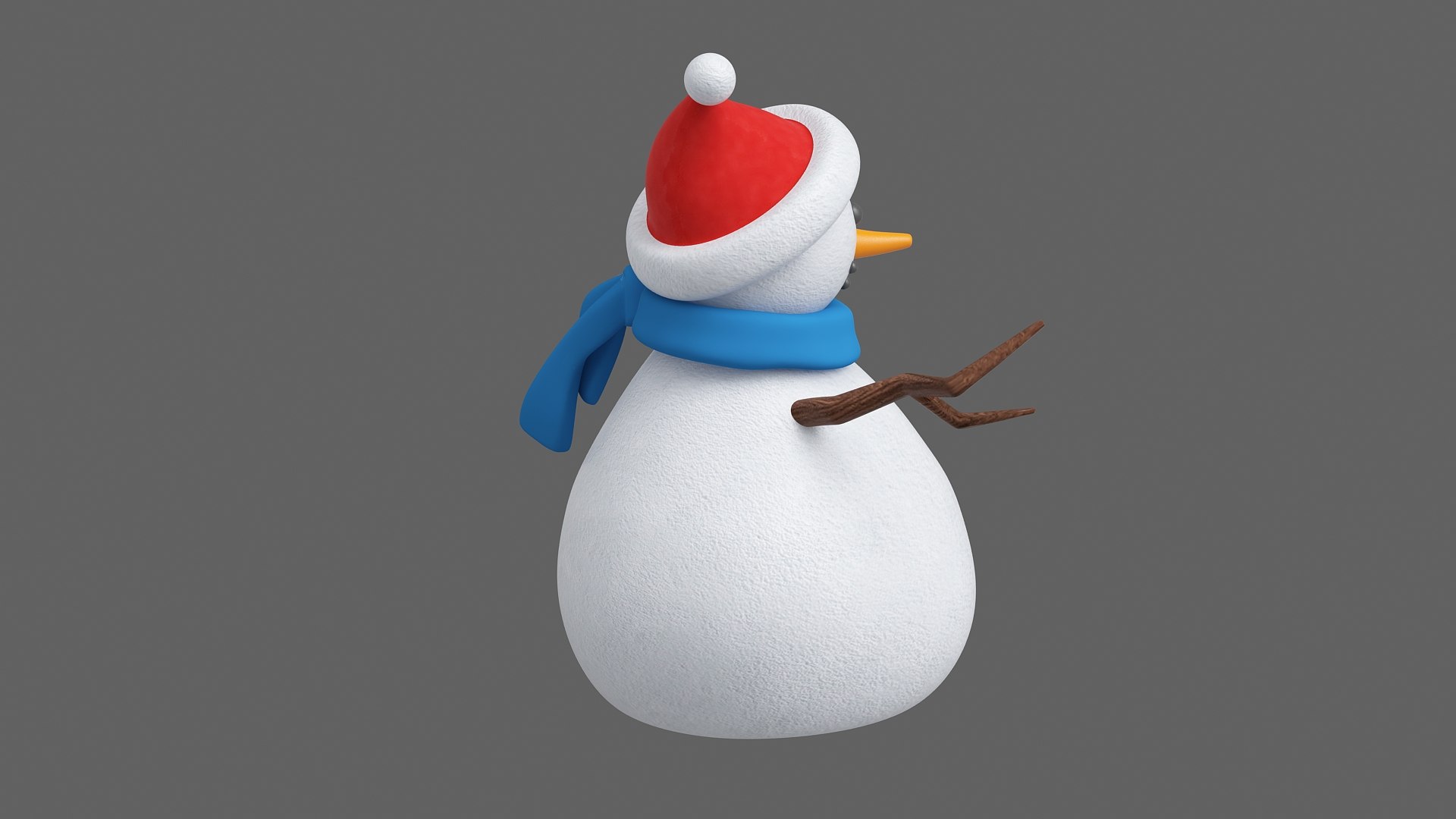 Snowman V2 3D Model - TurboSquid 2322625