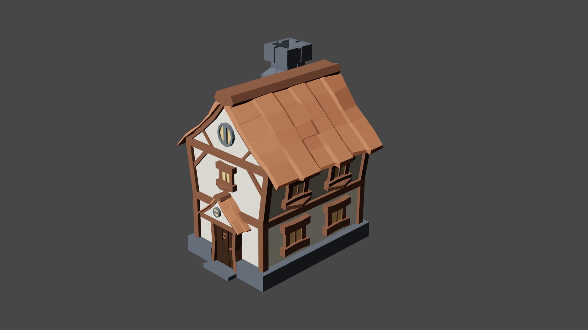 House Cartoon Model - TurboSquid 1412970