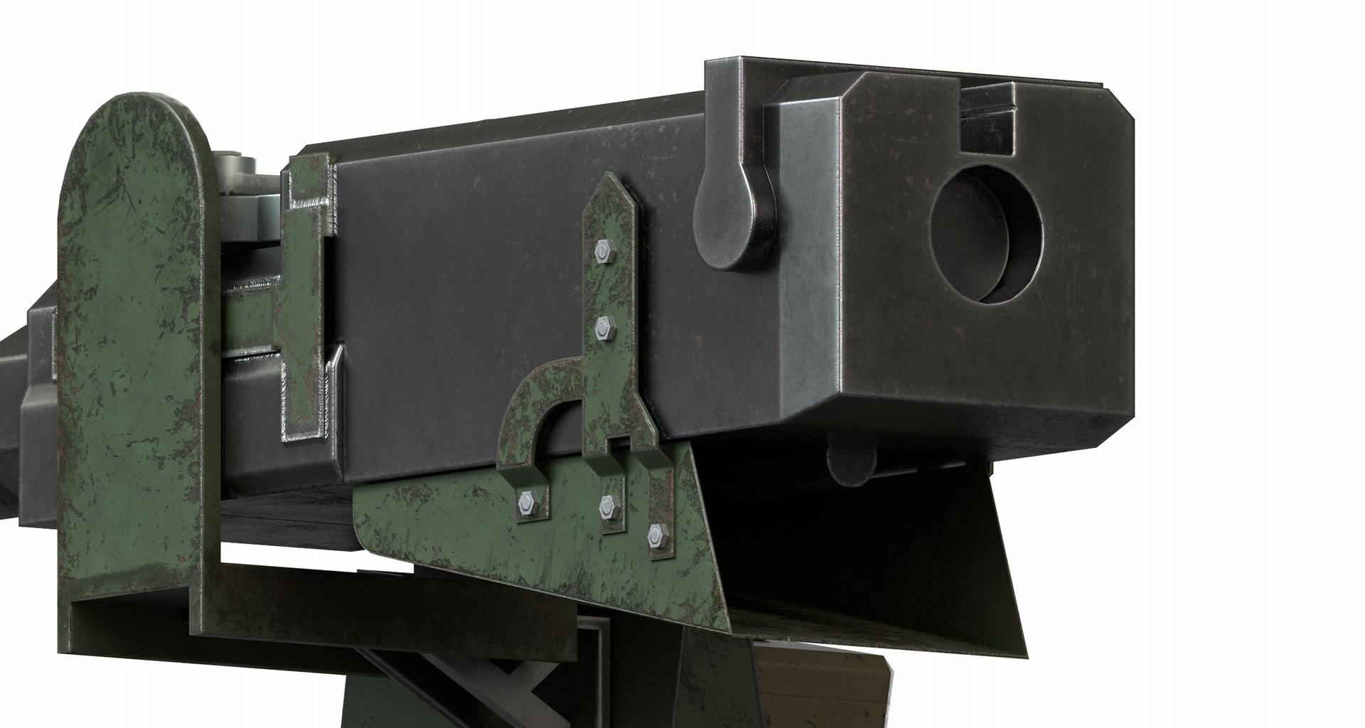 3D Machine Gun Reaper - TurboSquid 2249327