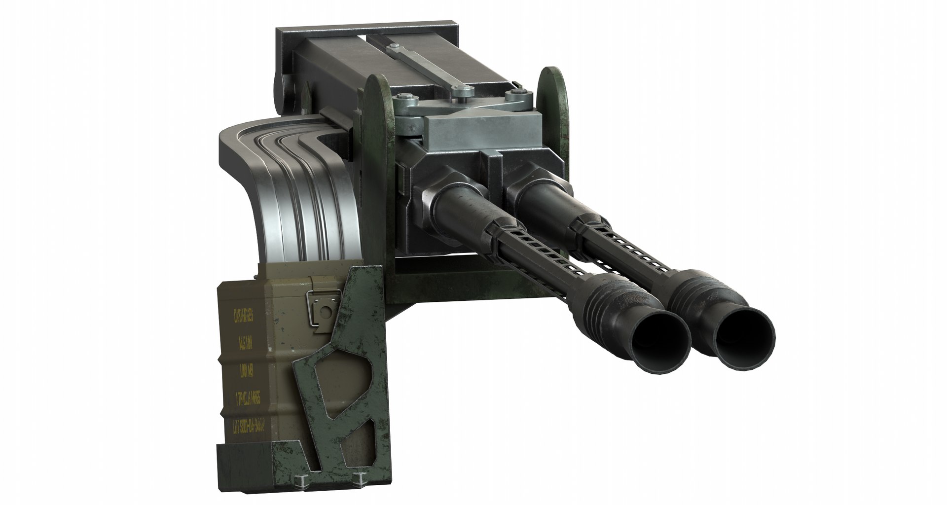 3D Machine Gun Reaper - TurboSquid 2249327