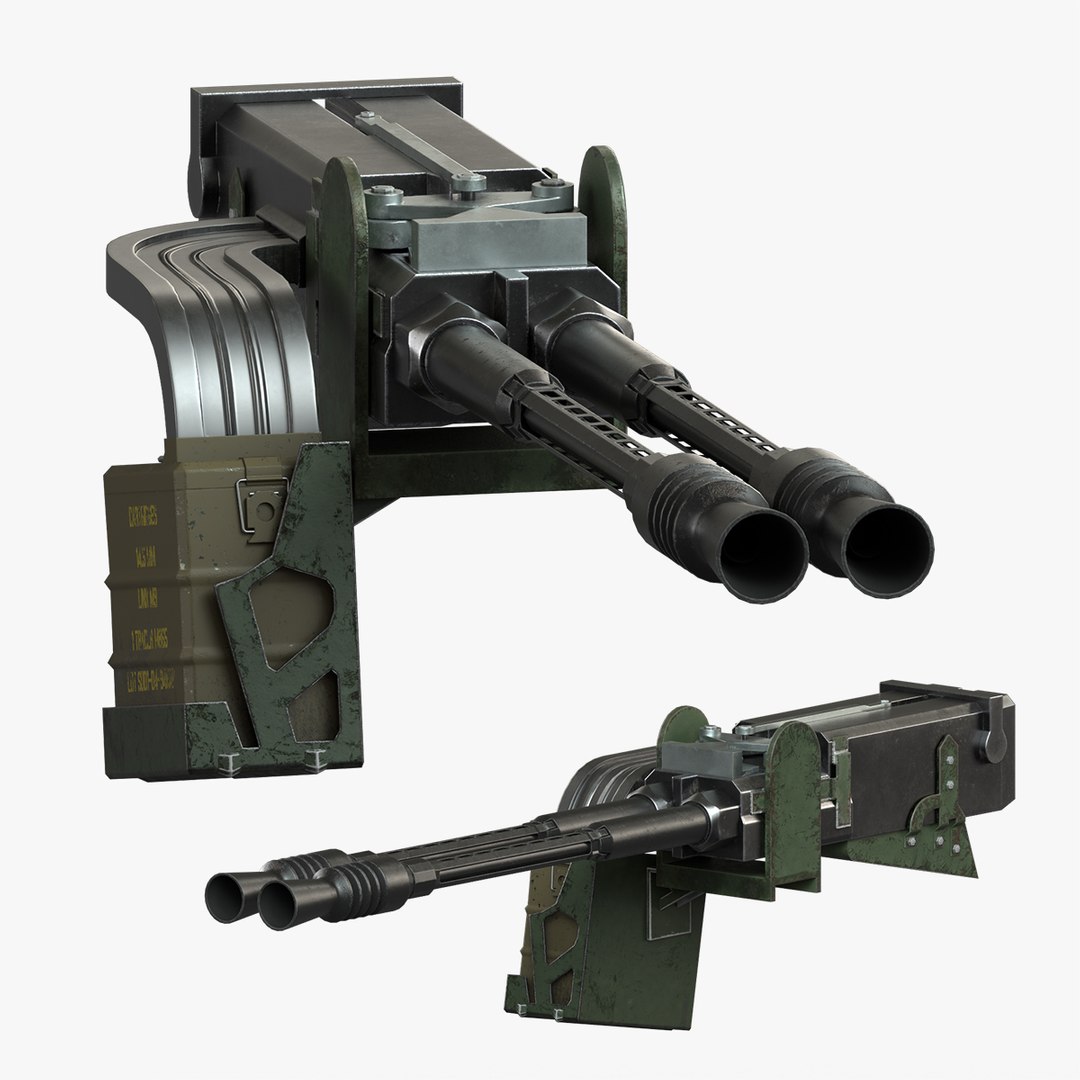 3D Machine Gun Reaper - TurboSquid 2249327