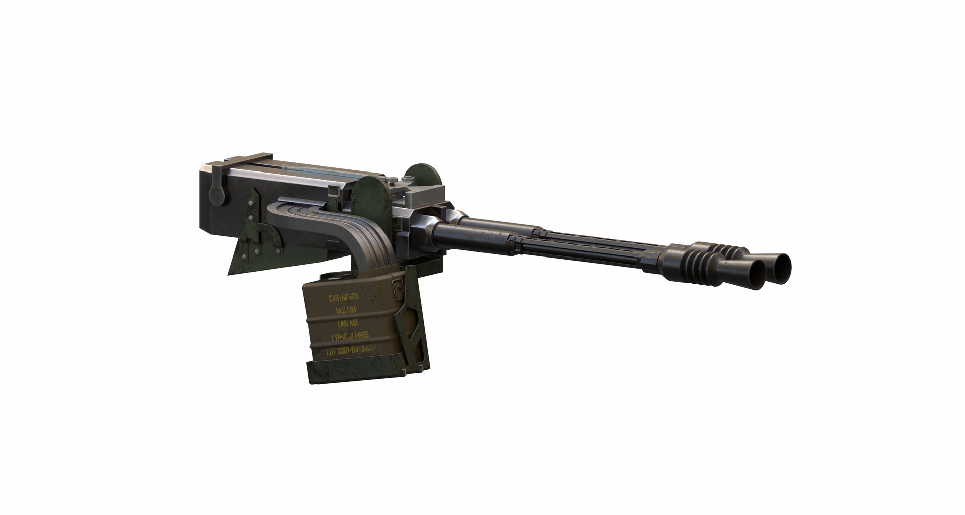 3D Machine Gun Reaper - TurboSquid 2249327