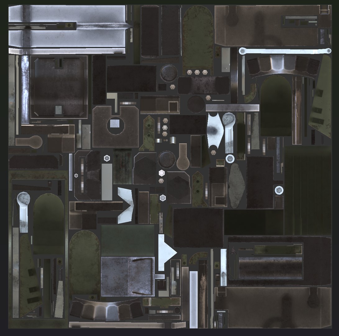 3D Machine Gun Reaper - TurboSquid 2249327