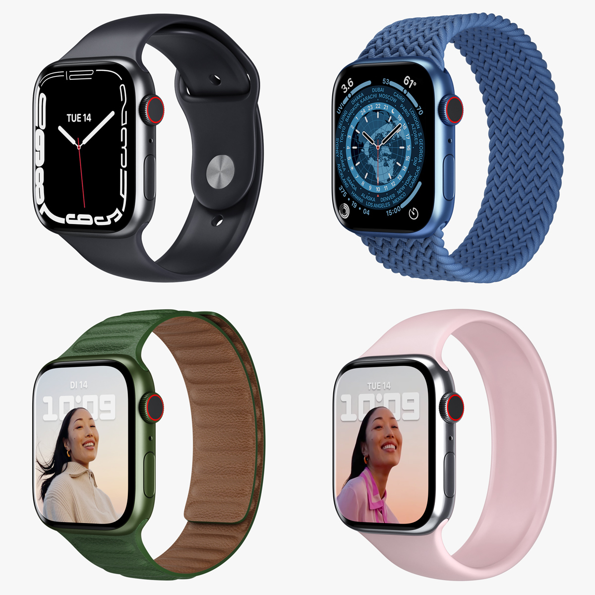 Apple Watch 7 Series model - TurboSquid 1792913