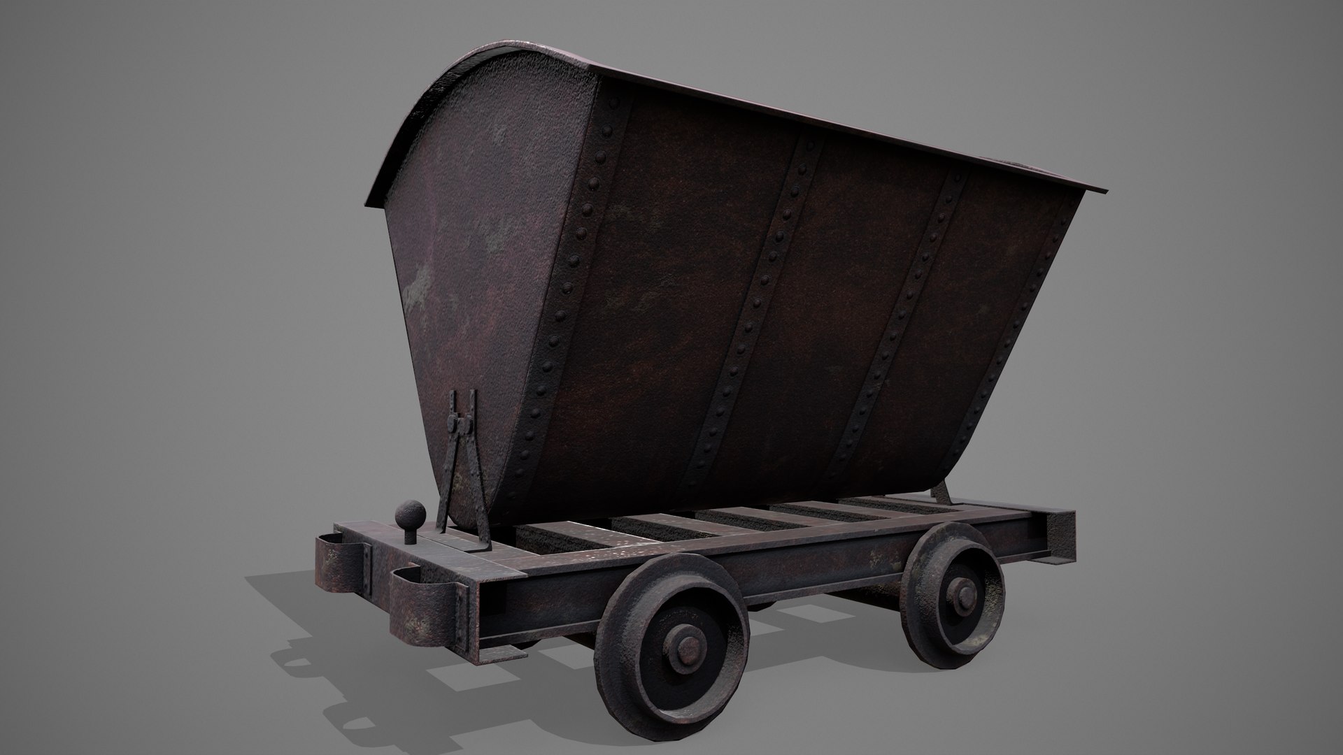 Mine Cart 3D Model - TurboSquid 1936874