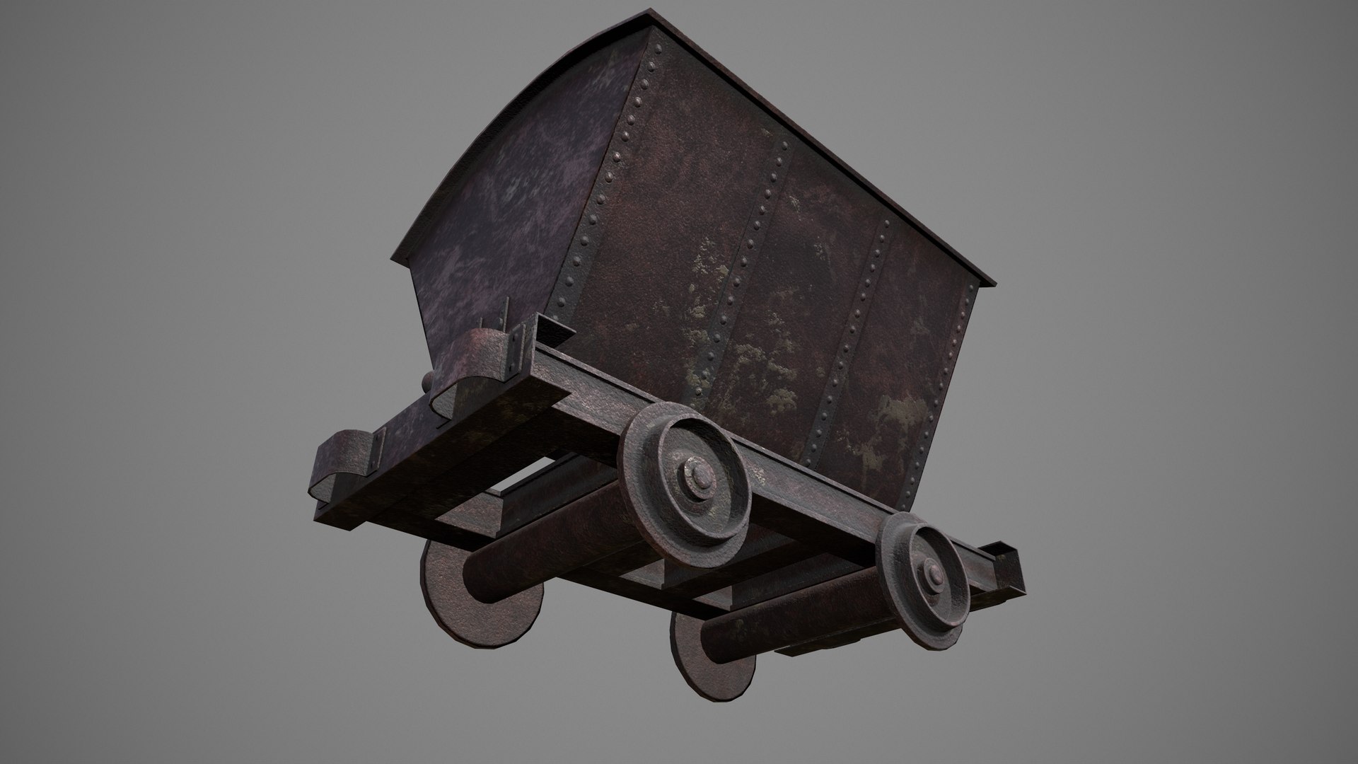 Mine Cart 3D Model - TurboSquid 1936874