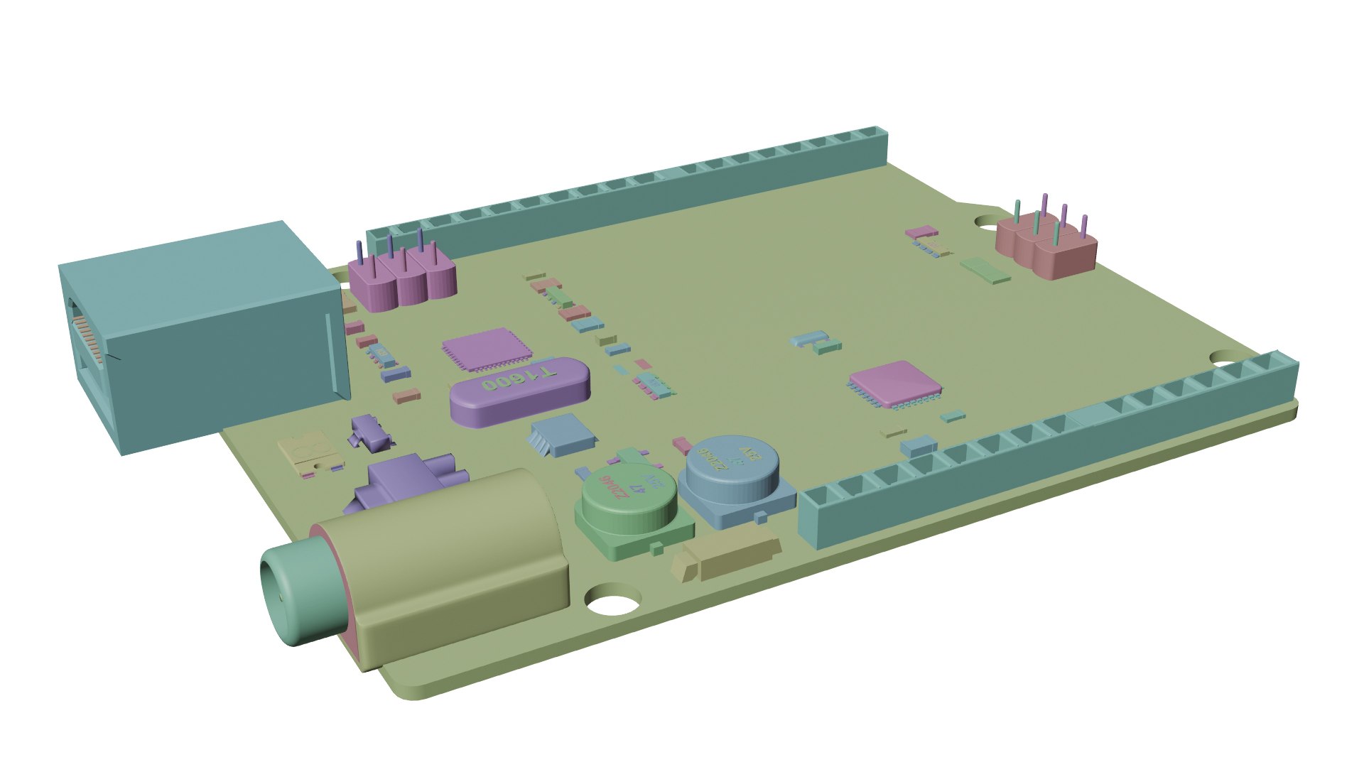 3D Arduino Uno Model - TurboSquid 1774048