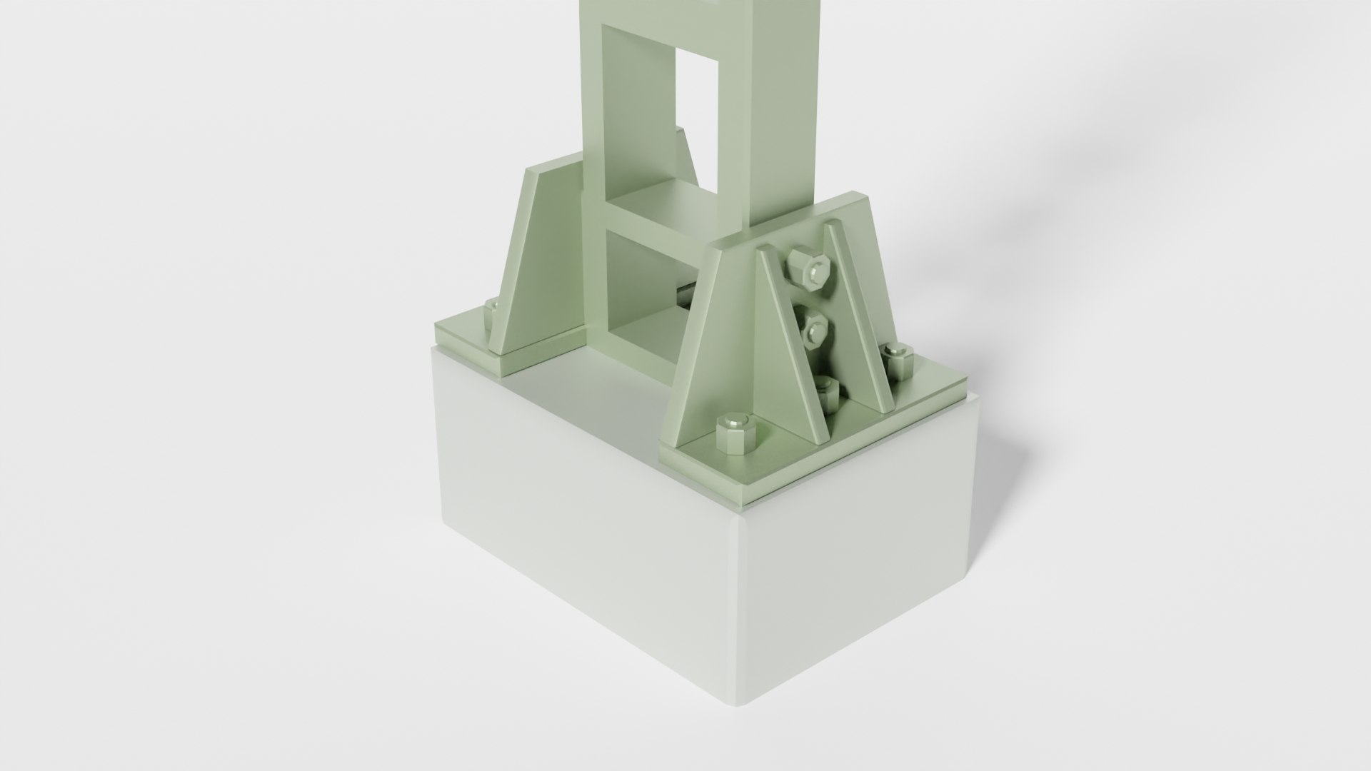 3D Model Standard Overhead Line Mast - TurboSquid 2042800