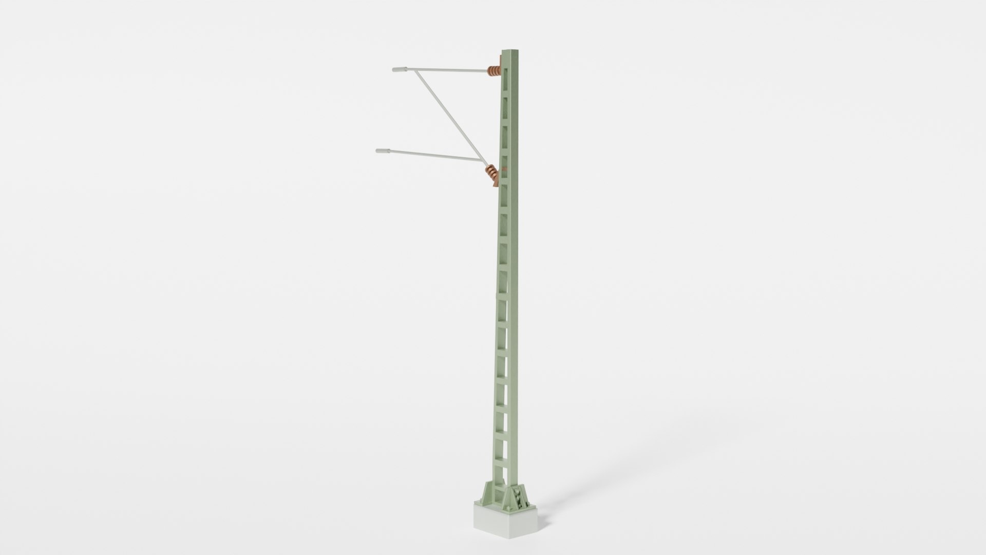 3D Model Standard Overhead Line Mast - TurboSquid 2042800