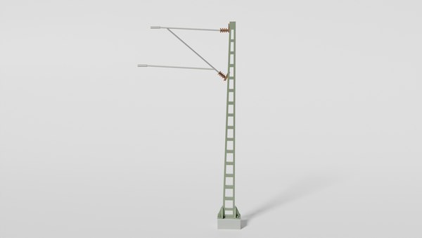 modelo 3d Standard overhead line mast - TurboSquid 2042800