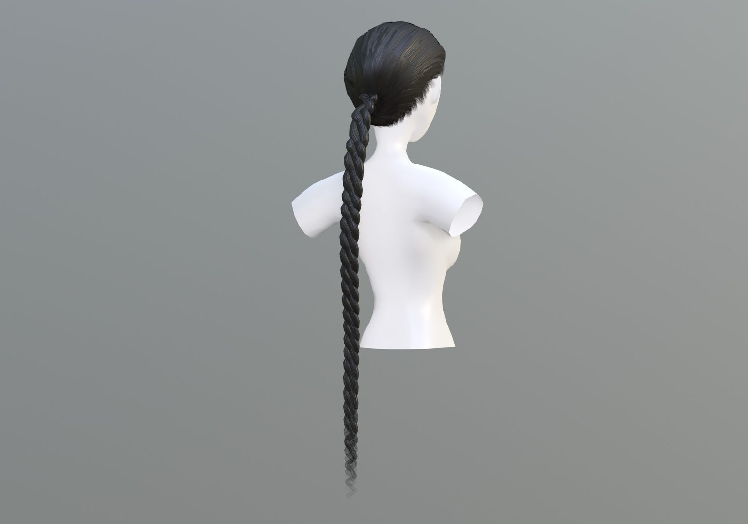 3D Braid Female Hairstyle - TurboSquid 1944445