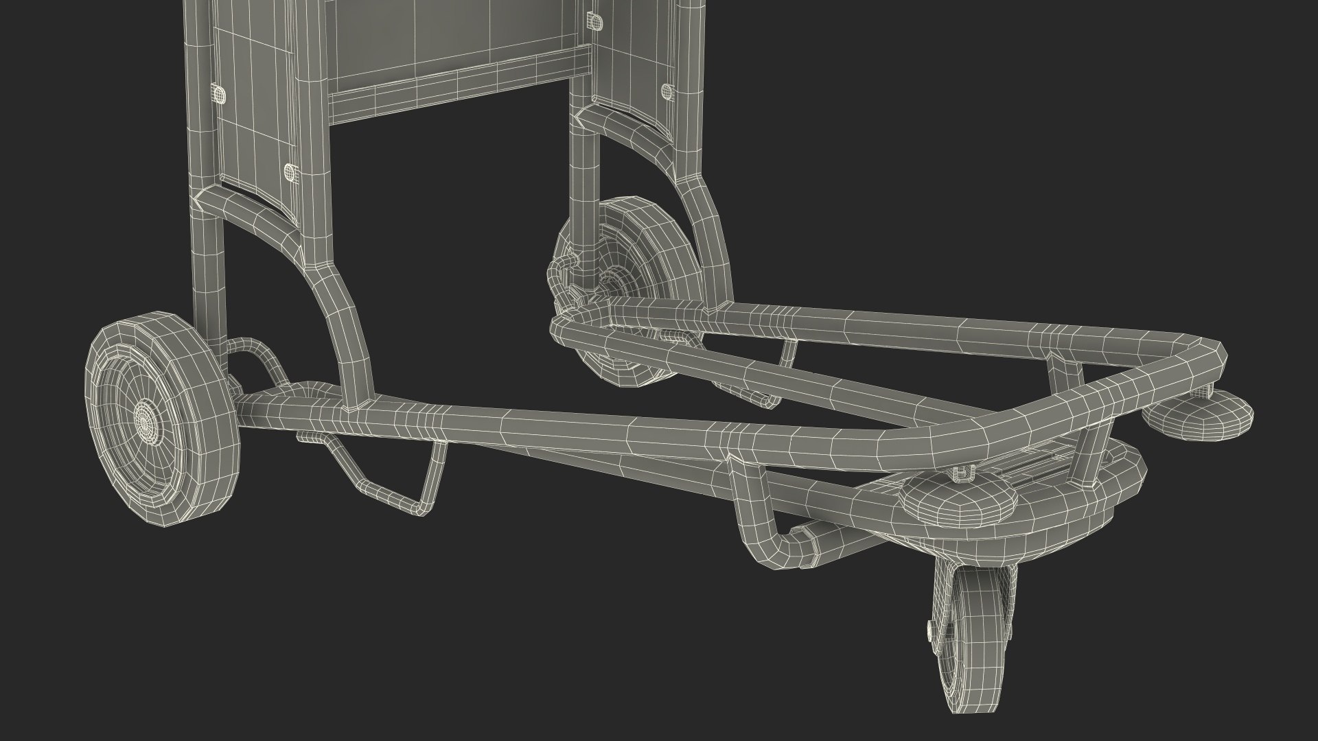 3D model Smartecarte Airport Cart Management Unit with Carts ...