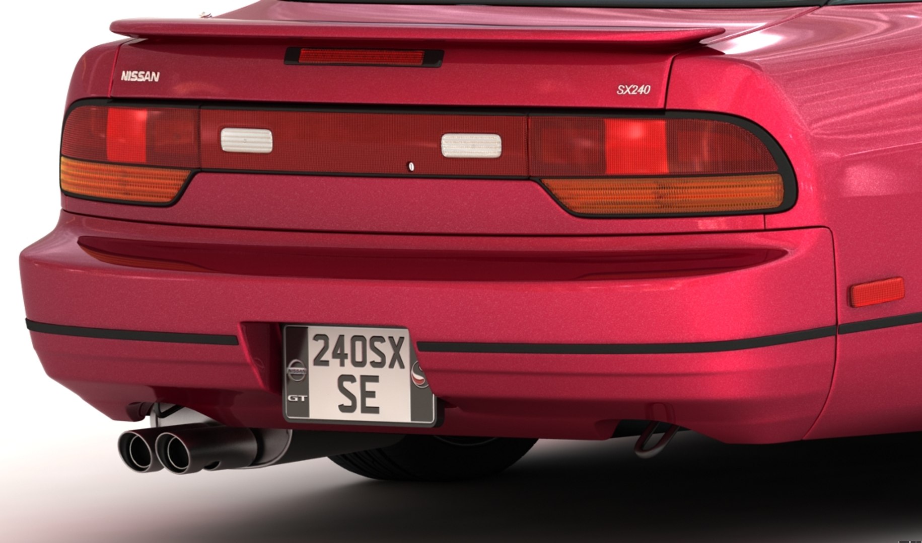 Nissan 240sx 1994 interior 3D model - TurboSquid 1191400
