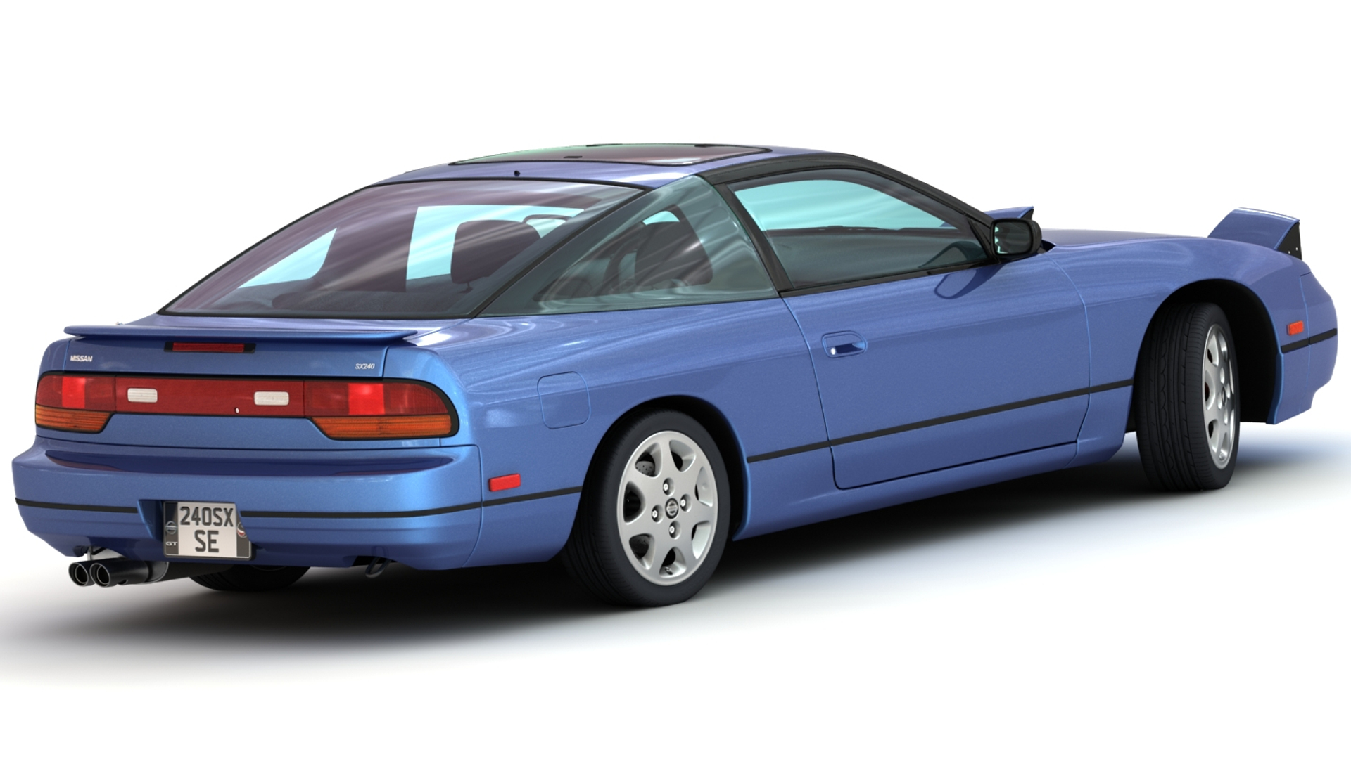 Nissan 240sx 1994 interior 3D model - TurboSquid 1191400