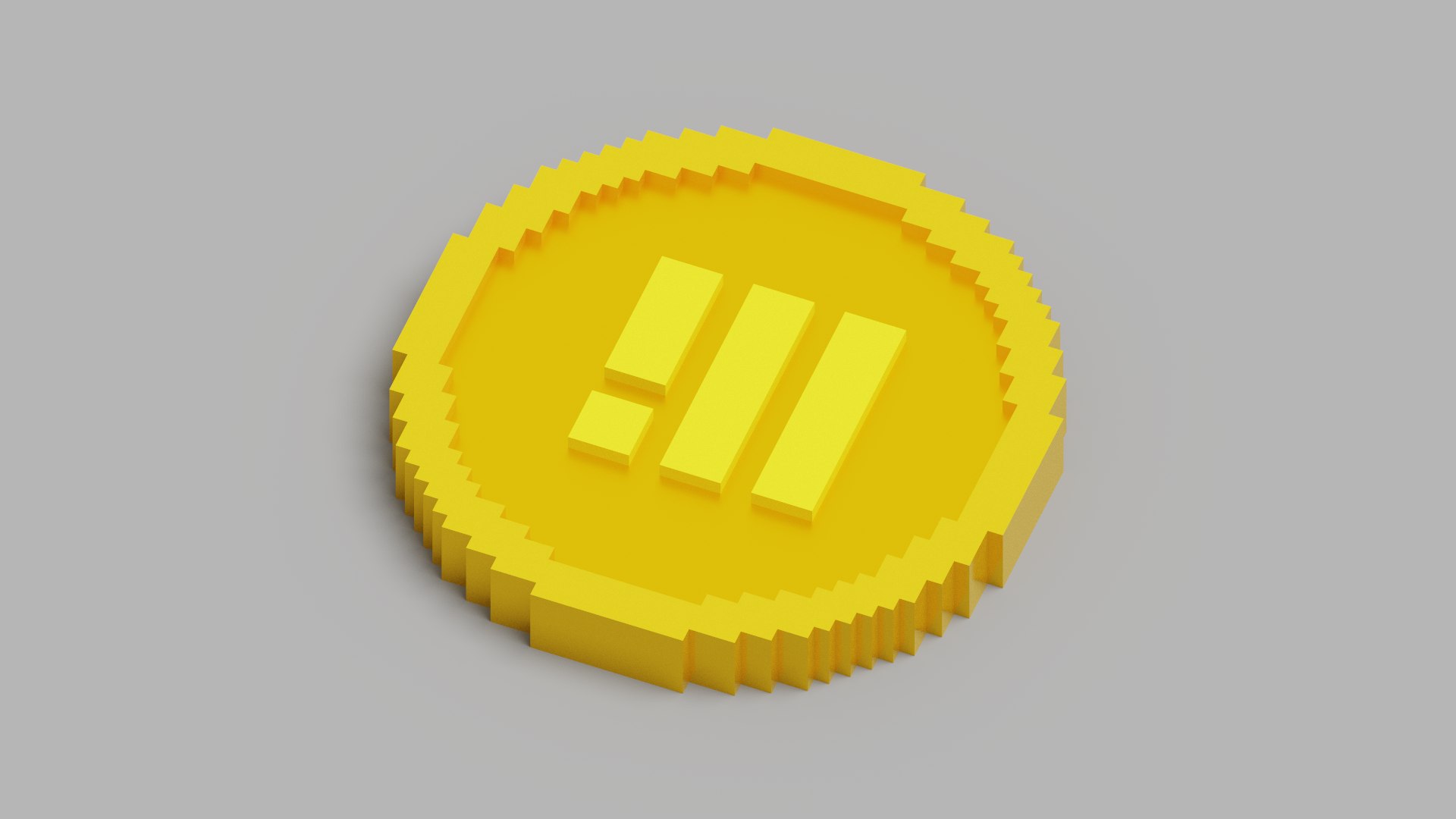 Binance USD Coin BUSD 3D Model - TurboSquid 1886405