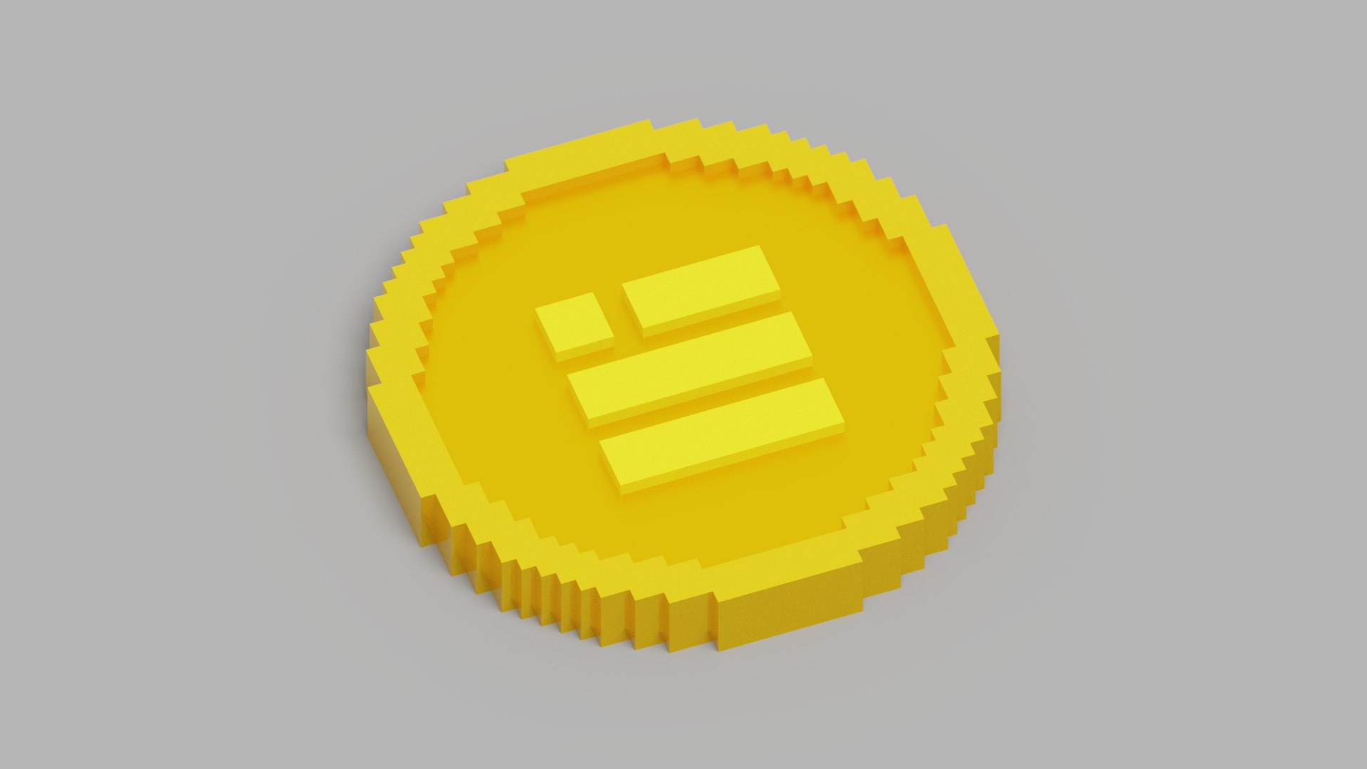 Binance USD Coin BUSD 3D Model - TurboSquid 1886405