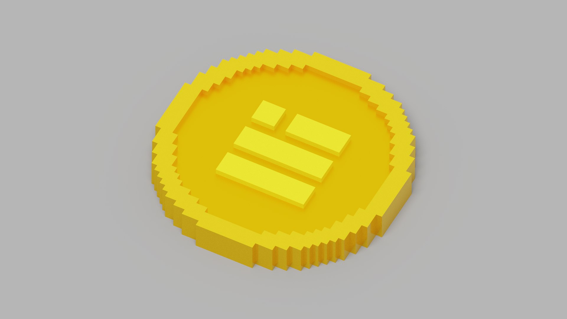 Binance USD Coin BUSD 3D Model - TurboSquid 1886405
