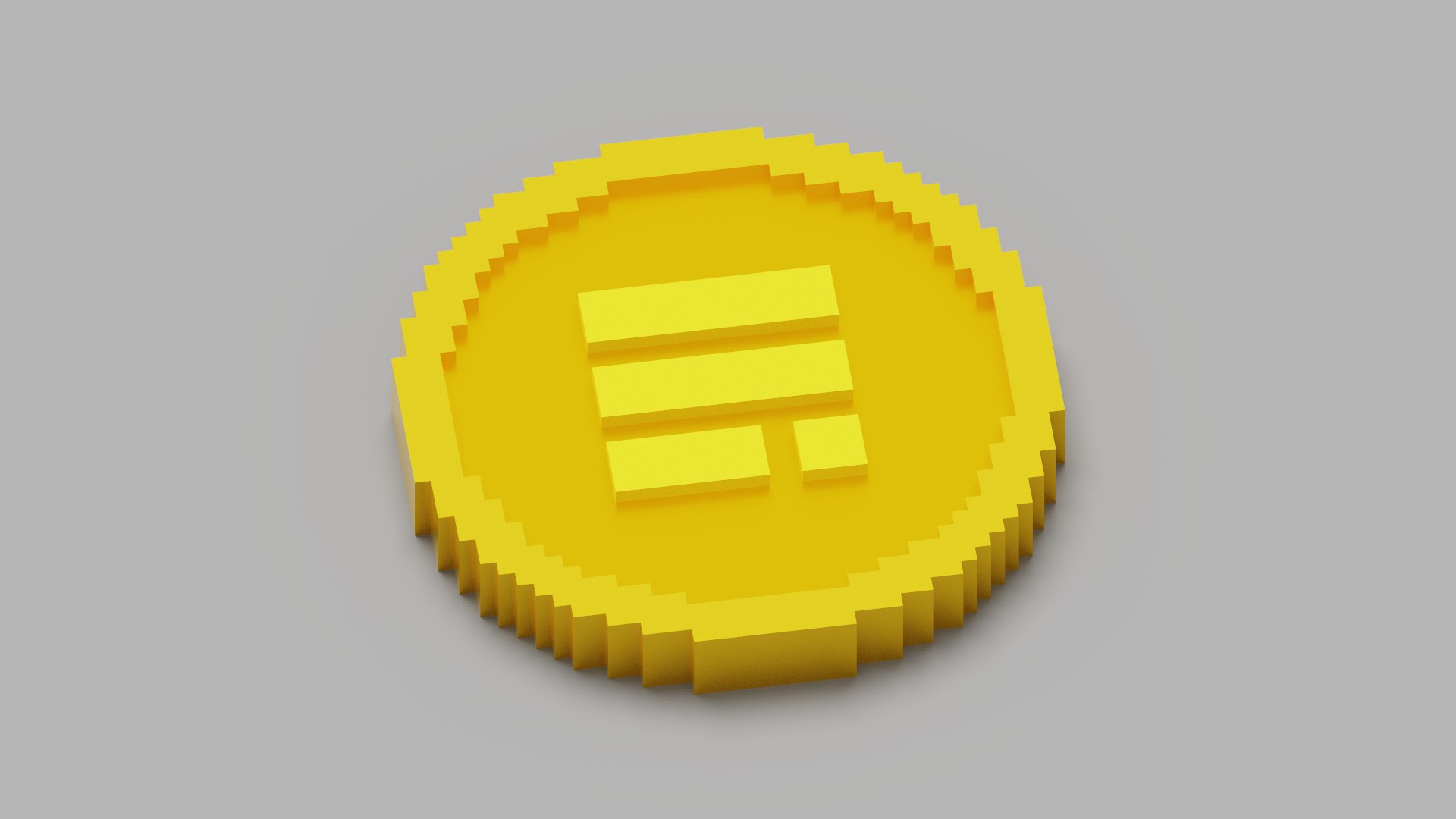 Binance USD Coin BUSD 3D Model - TurboSquid 1886405