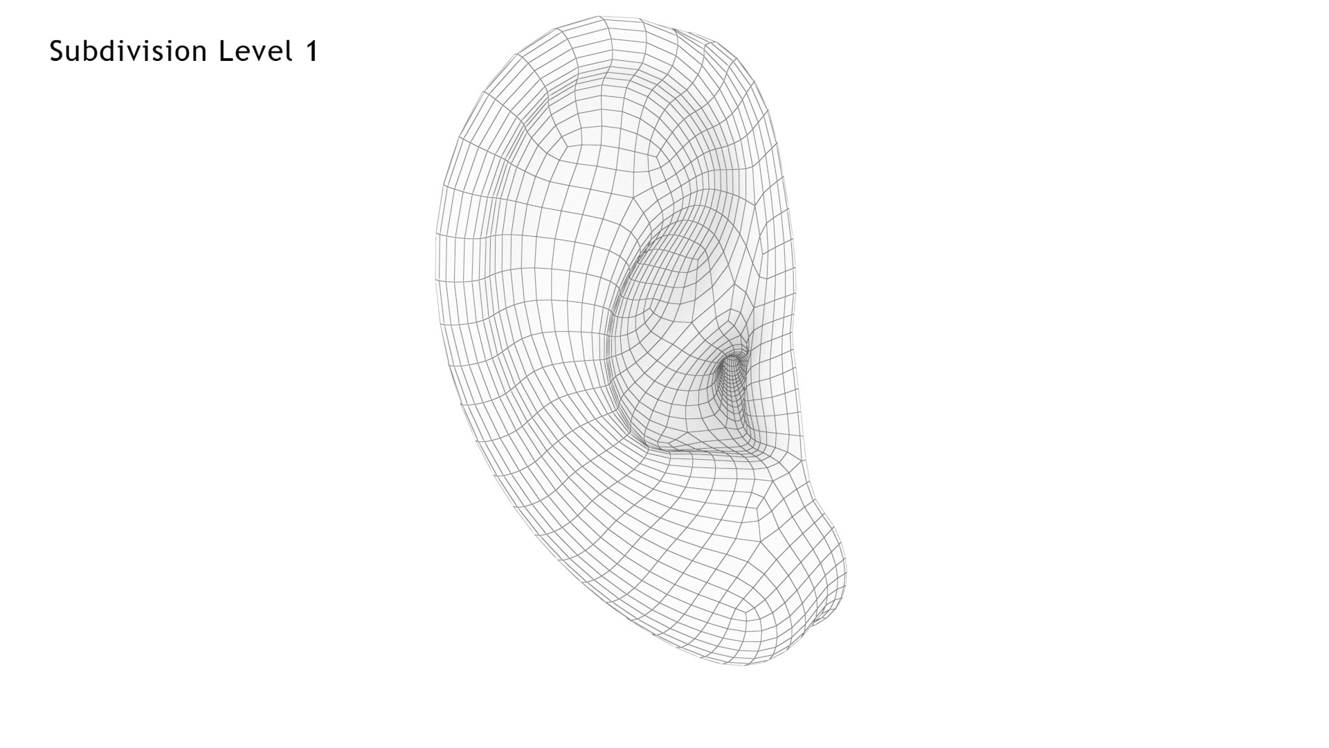 3D Human Right Ear Realistic V01 - TurboSquid 2382625