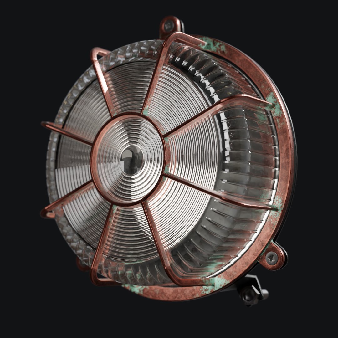 Bulkhead Industrial Light 3D Model - TurboSquid 2054875