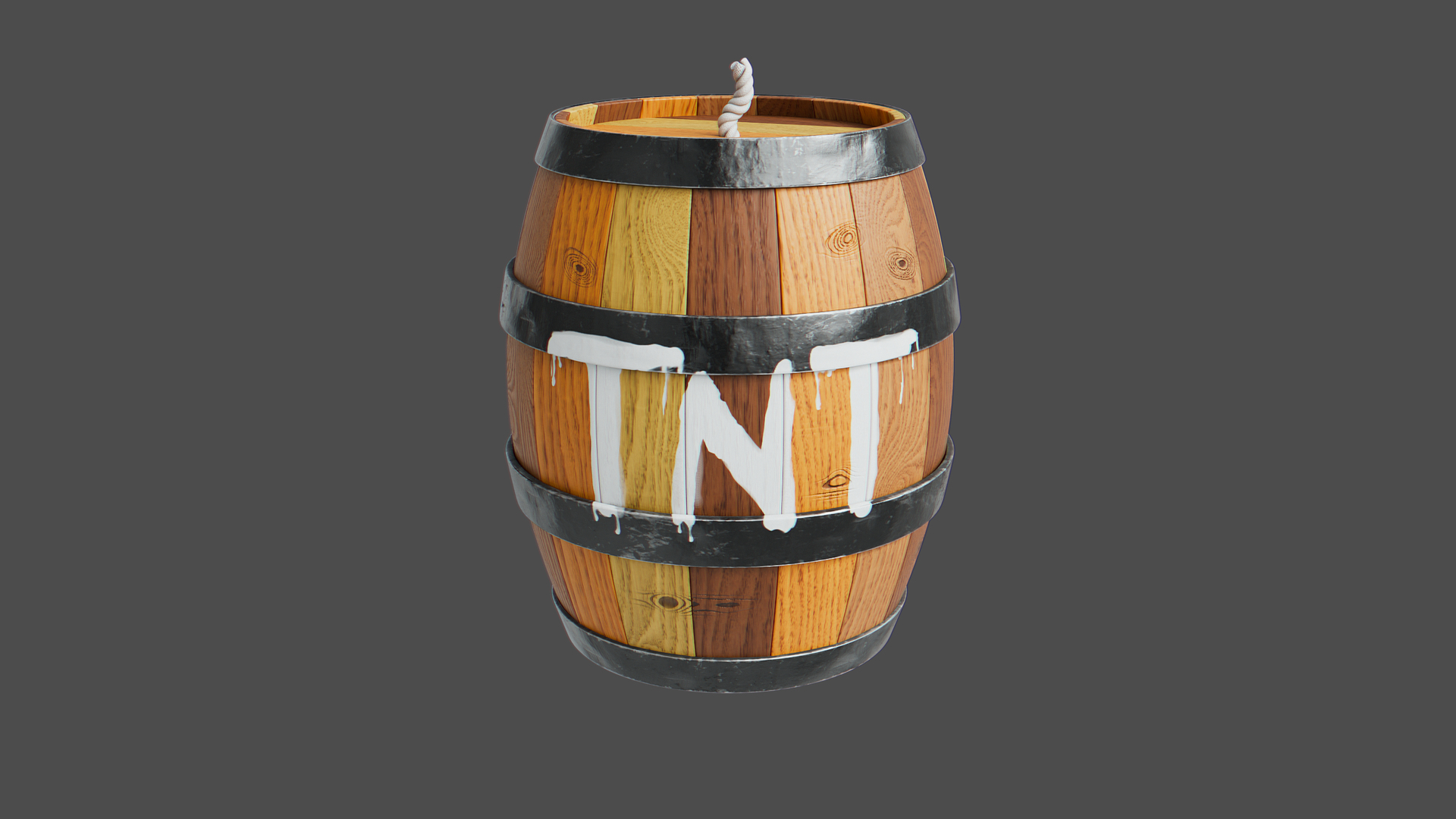 3D Donkey Kong TNT Barrel Model - TurboSquid 2358109