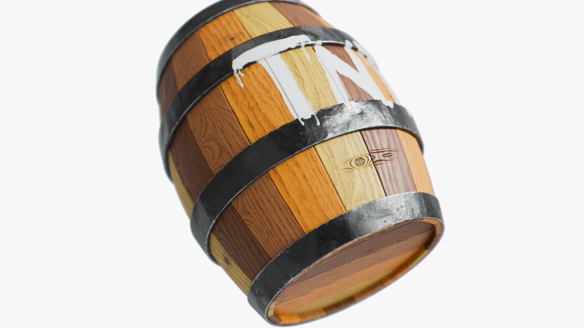 3D Donkey Kong TNT Barrel Model - TurboSquid 2358109
