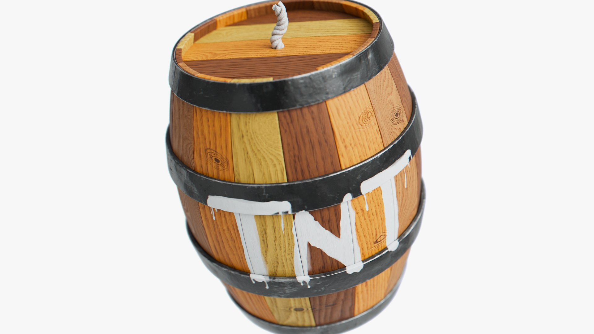 3D Donkey Kong TNT Barrel Model - TurboSquid 2358109