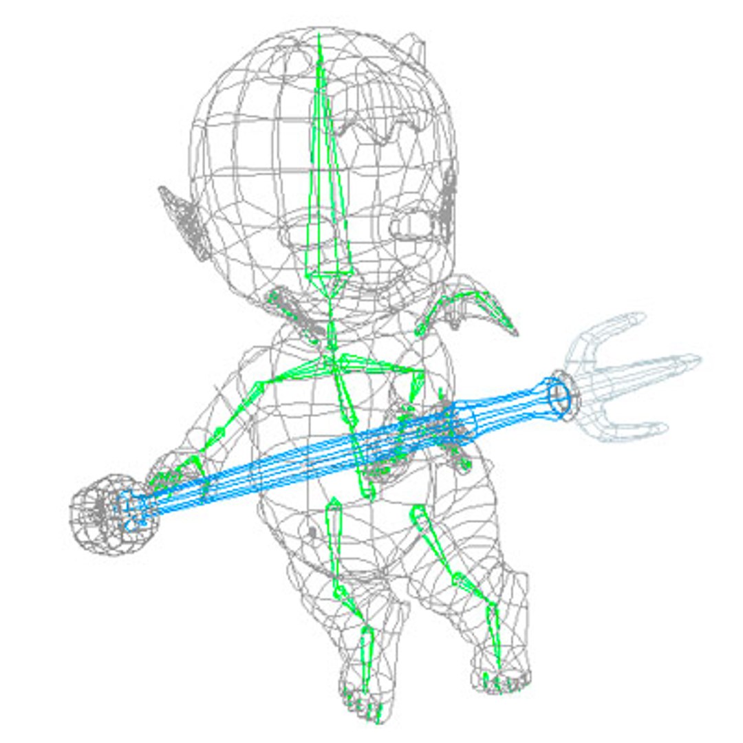 Devil Baby 3d Model