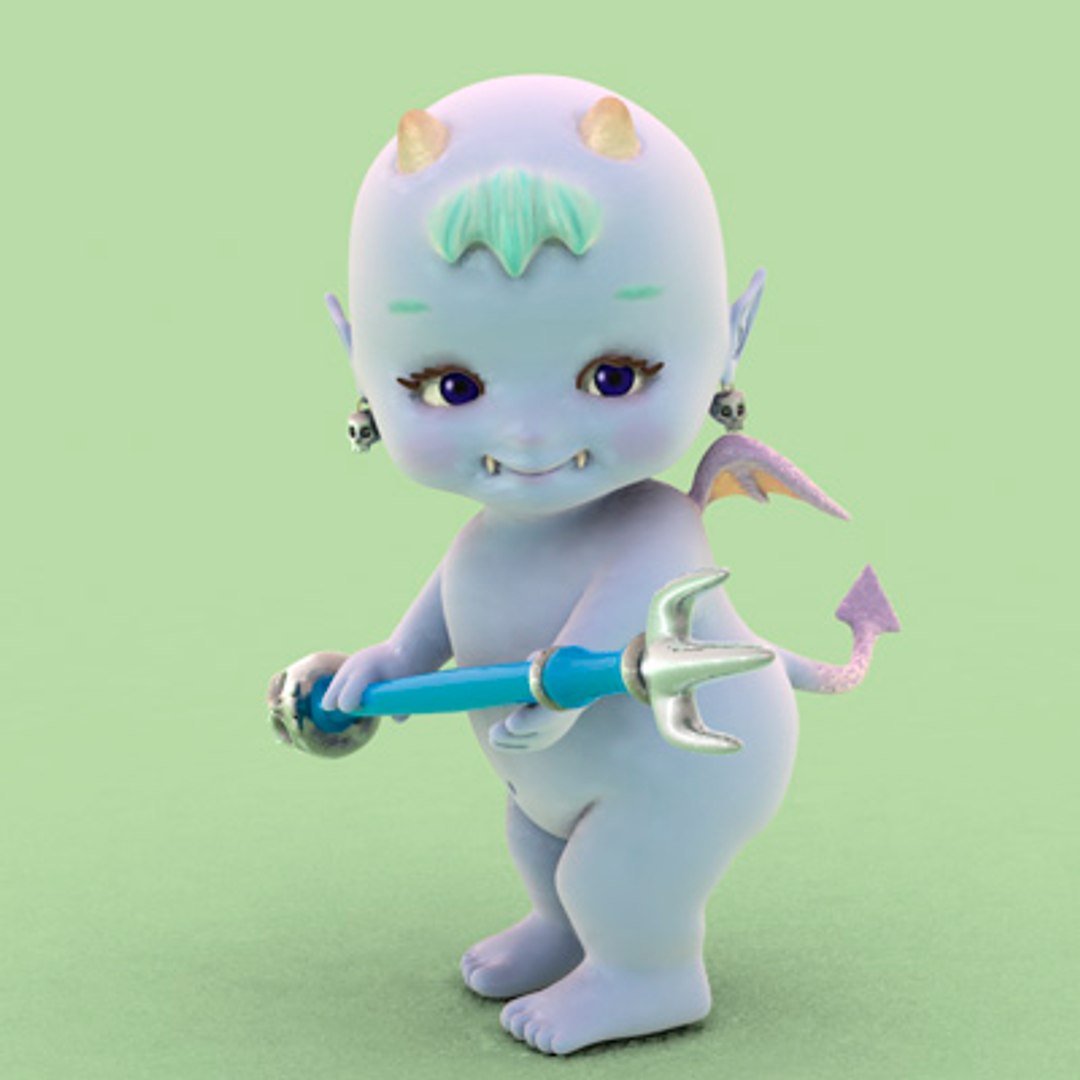 Devil Baby 3d Model