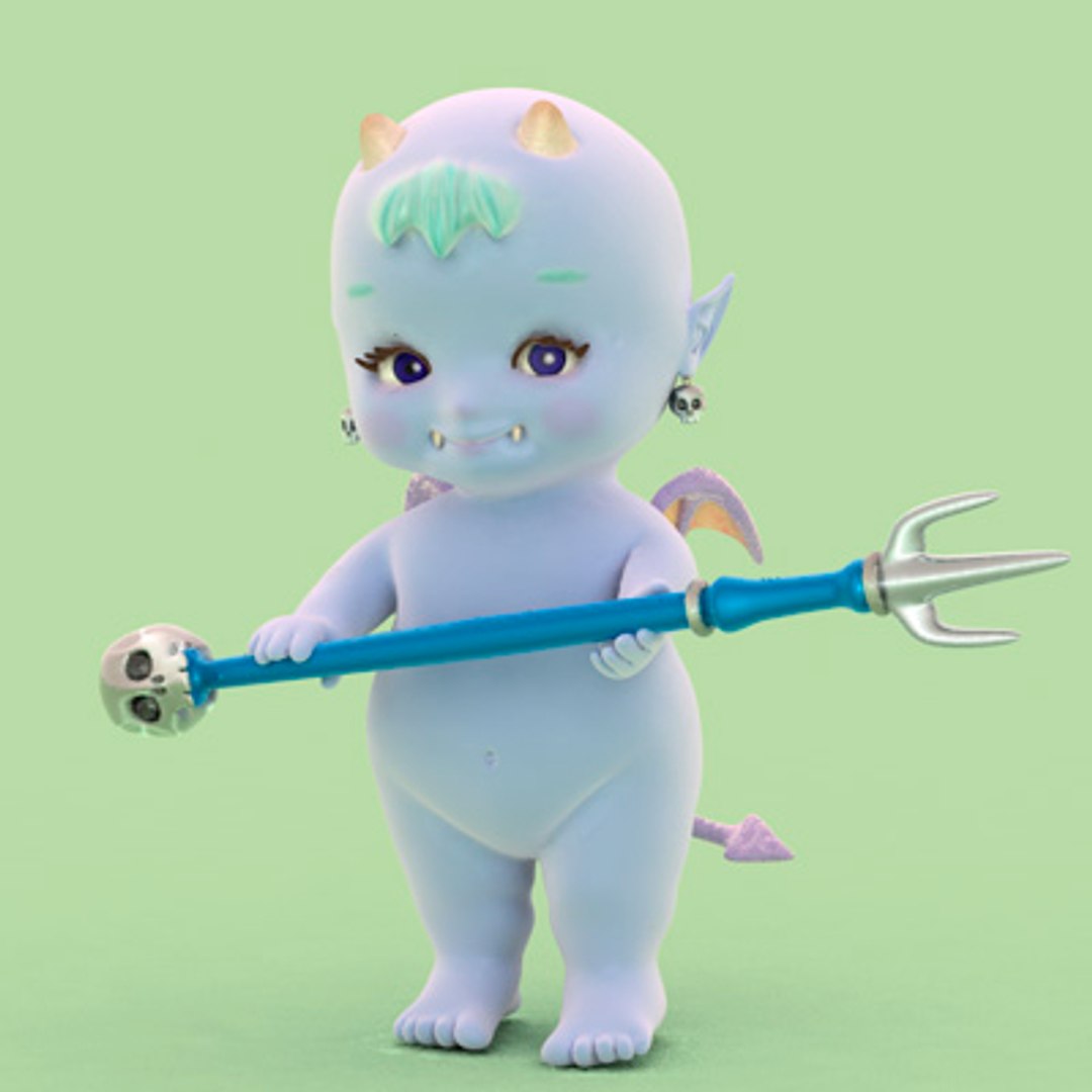 Devil Baby 3d Model