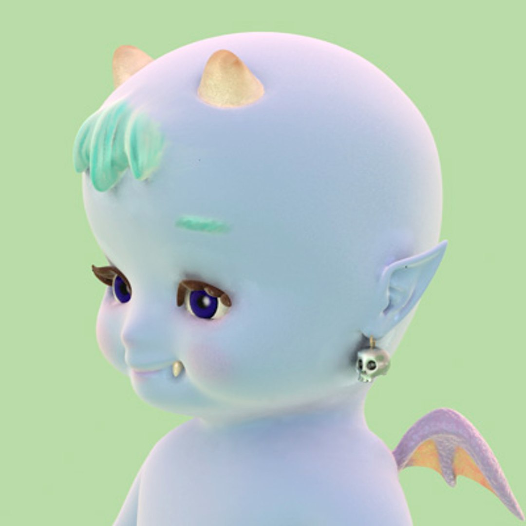 Devil Baby 3d Model
